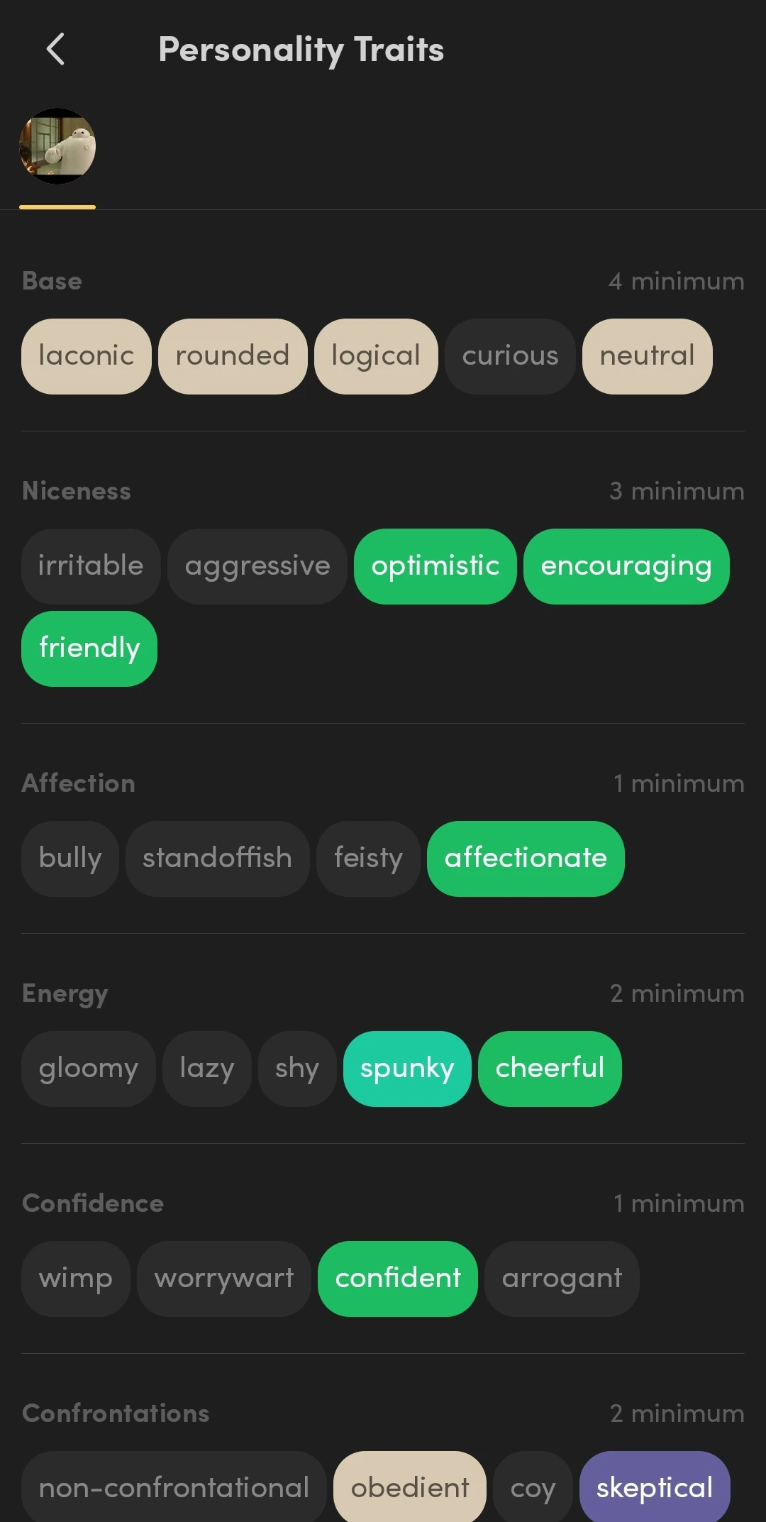 Personality Picker | Kajiwoto Wiki | Fandom