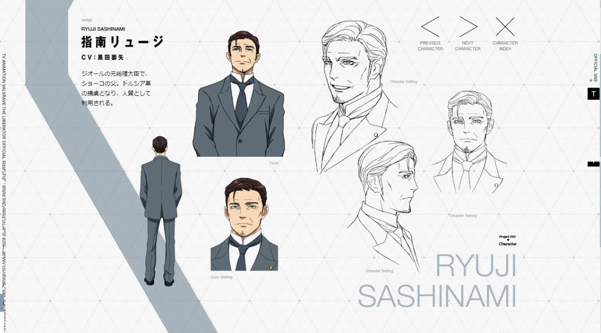 Ryuji Sashinami | Kakumeiki Valvrave Wiki | Fandom