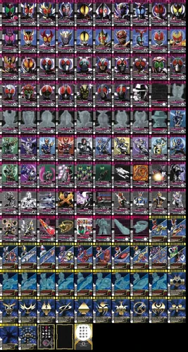 Rider Cards | Kamen Rider/Super Sentai Wiki | Fandom