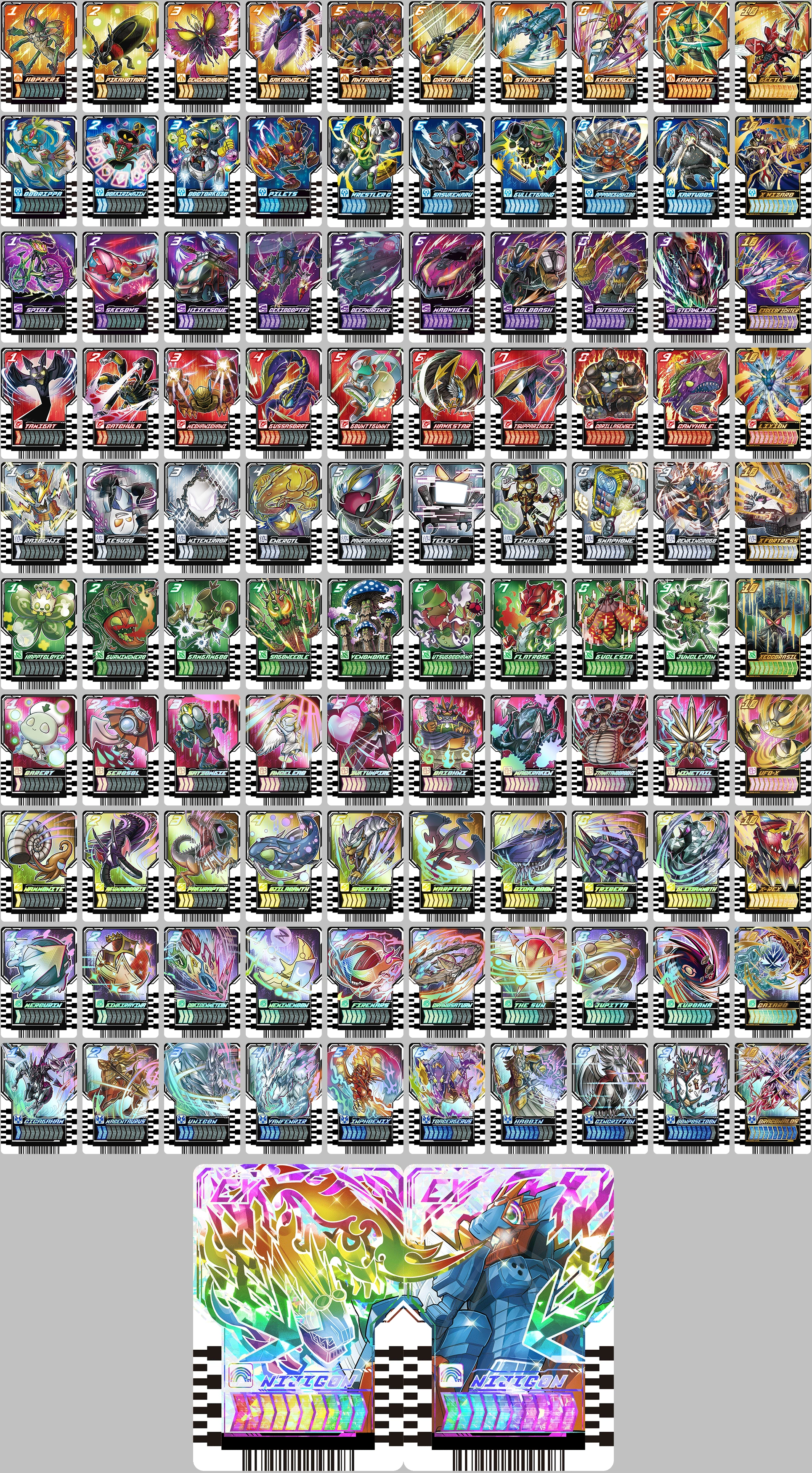 Kamen Rider Decade Card Template