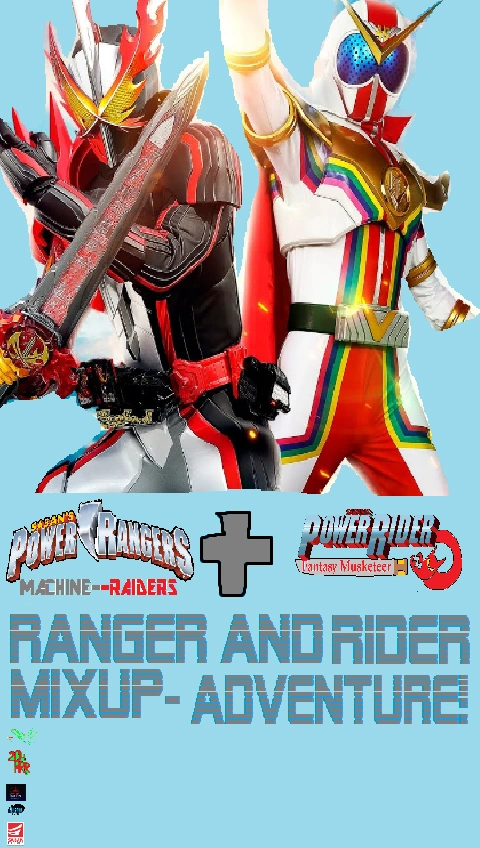 Power Rangers Machine Raiders + Power Rider Fantasy Musketeer: Ranger ...