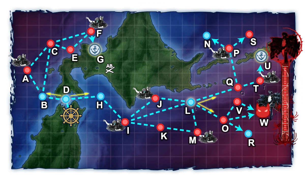 Spring 2019 Event/E-1/Enemy patterns | KanColle Wiki | Fandom