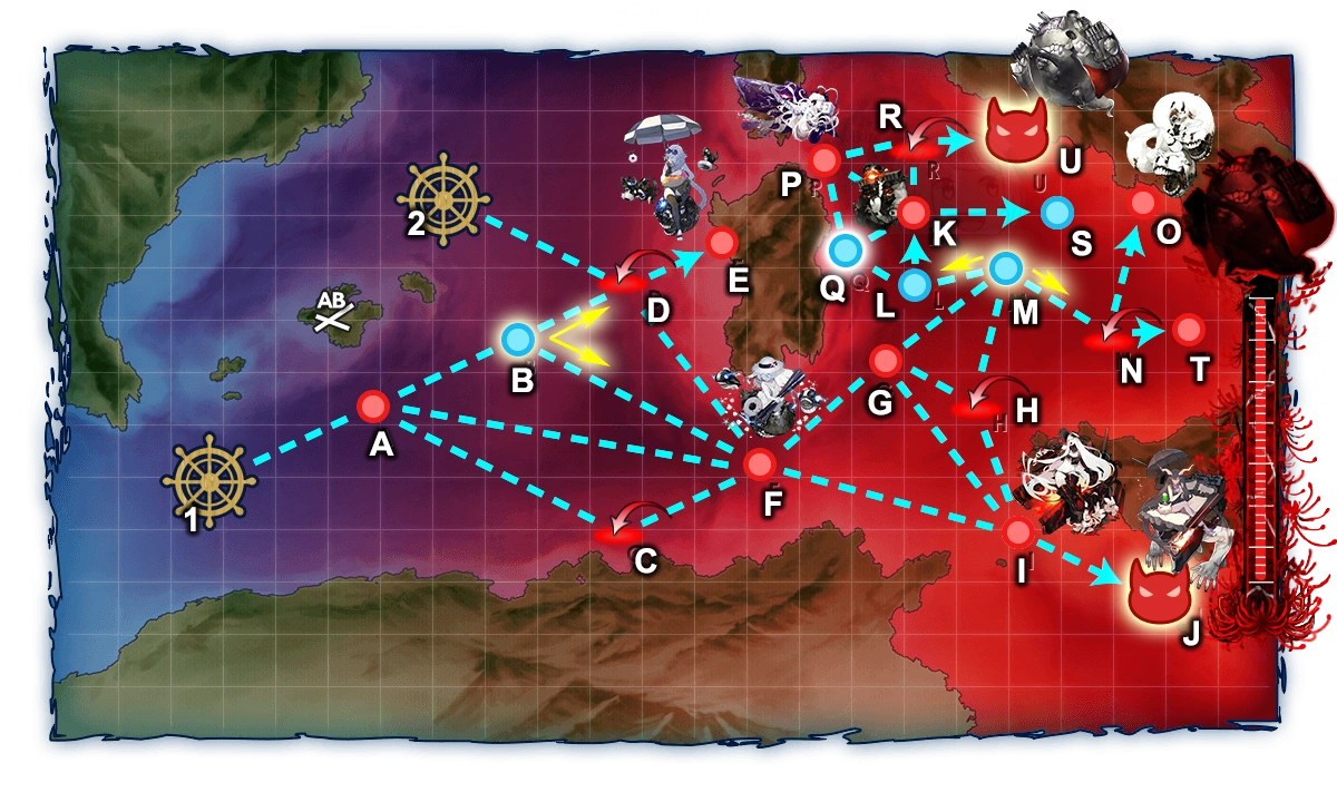 Summer 2019 Event/E-3/Enemy patterns | KanColle Wiki | Fandom