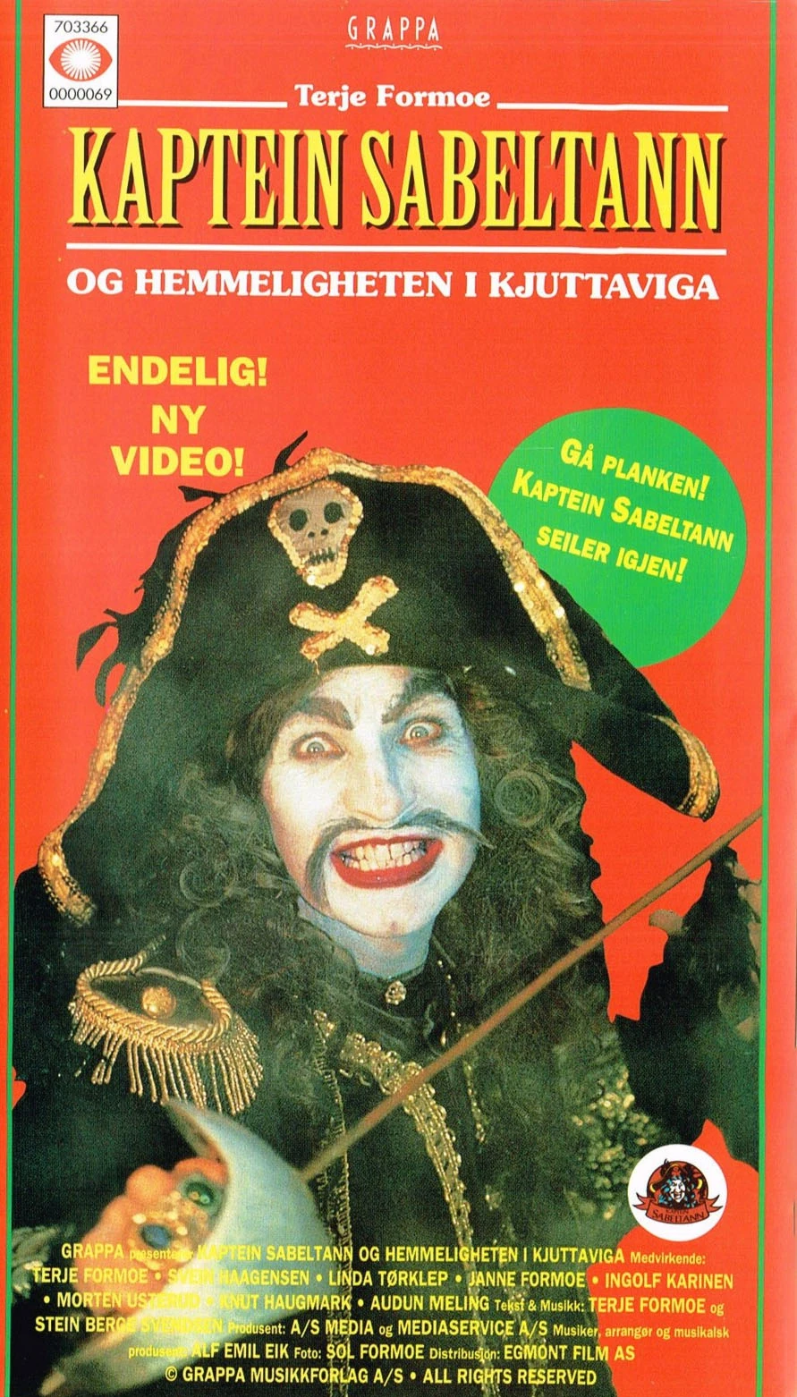 Kaptein Sabeltann og Hemmeligheten i Kjuttaviga (film) | Kaptein ...