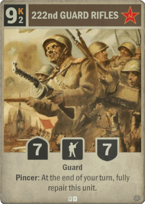 222nd Guard Rifles | Kards - The WWII CCG Wiki | Fandom