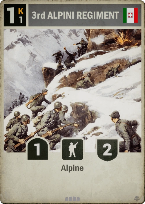 3rd Alpini Regiment | Kards - The WWII CCG Wiki | Fandom