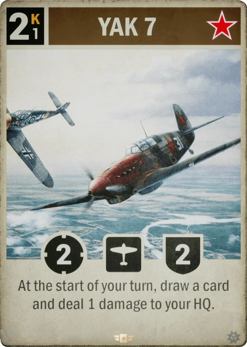 Yak 7 | Kards - The WWII CCG Wiki | Fandom