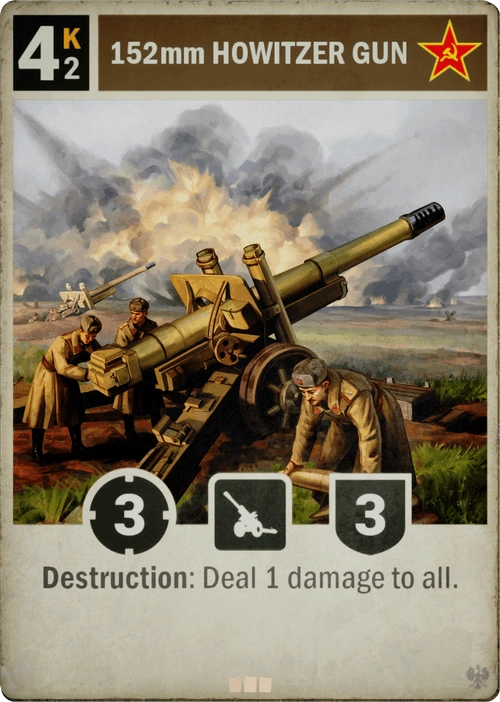 152mm Howitzer Gun | Kards - The WWII CCG Wiki | Fandom