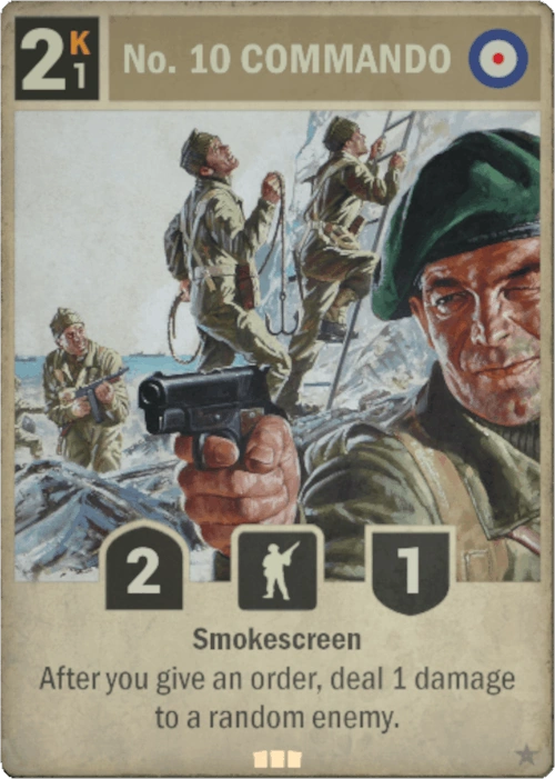 No. 10 Commando | Kards - The WWII CCG Wiki | Fandom