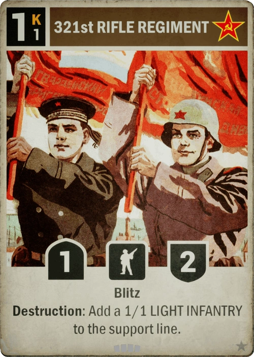 321st Rifle Regiment | Kards - The WWII CCG Wiki | Fandom