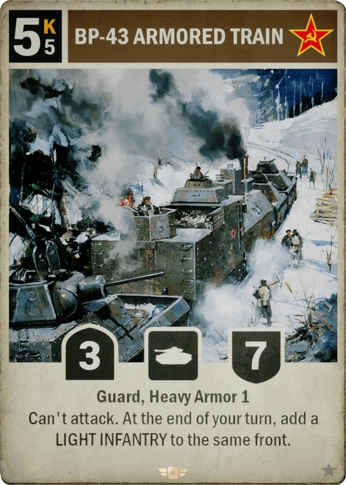 BP-43 Armored Train | Kards - The WWII CCG Wiki | Fandom