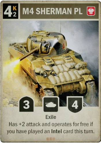 M4 SHERMAN PL | Kards - The WWII CCG Wiki | Fandom