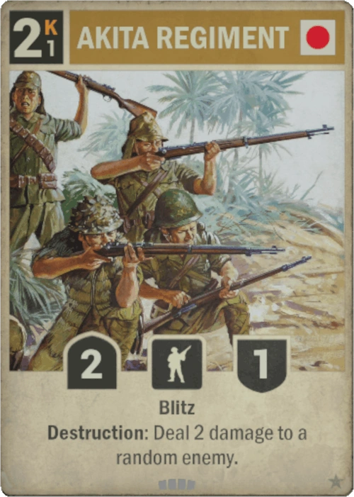 Akita Regiment | Kards - The WWII CCG Wiki | Fandom