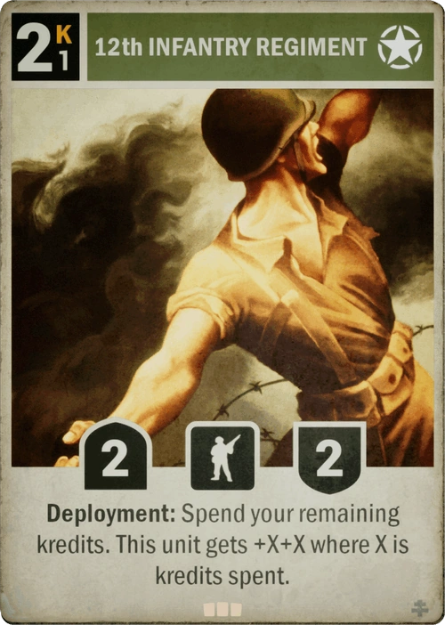 12th Infantry Regiment | Kards - The WWII CCG Wiki | Fandom
