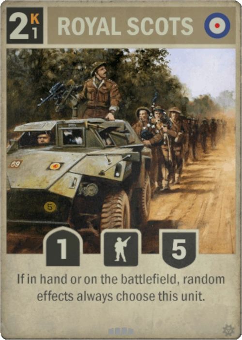 Royal Scots | Kards - The WWII CCG Wiki | Fandom