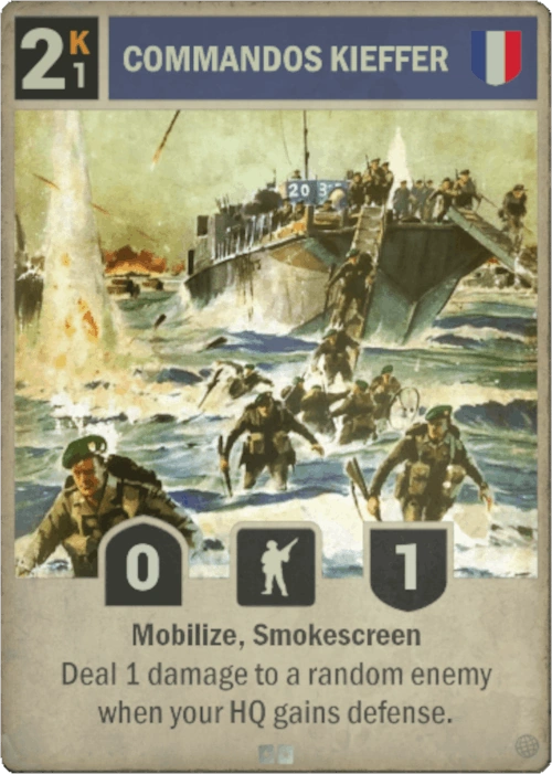 Commandos Kieffer | Kards - The WWII CCG Wiki | Fandom