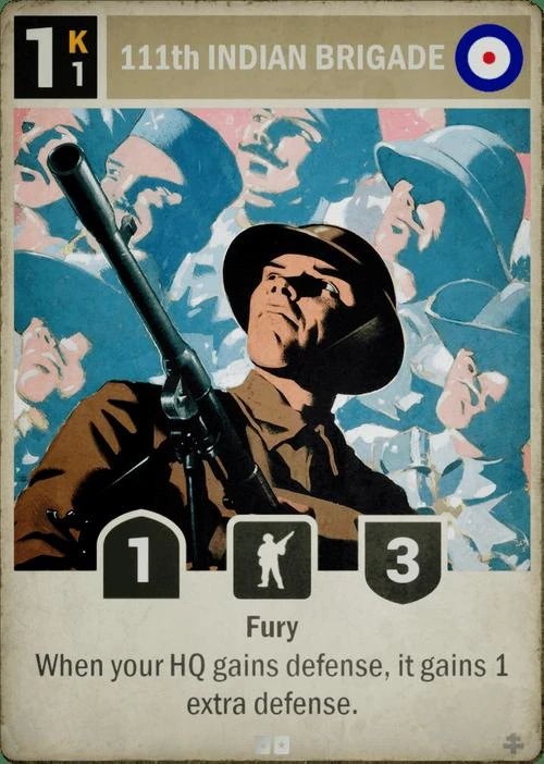 111th Indian Brigade | Kards - The WWII CCG Wiki | Fandom