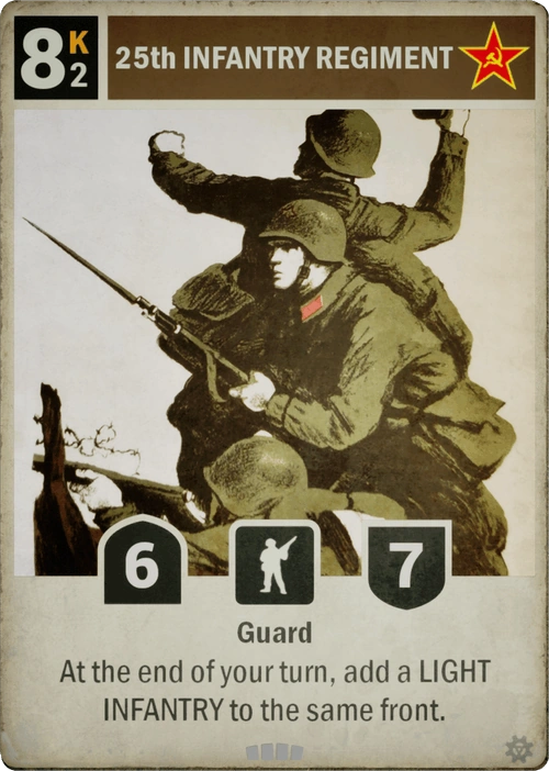 25th Infantry Regiment | Kards - The WWII CCG Wiki | Fandom