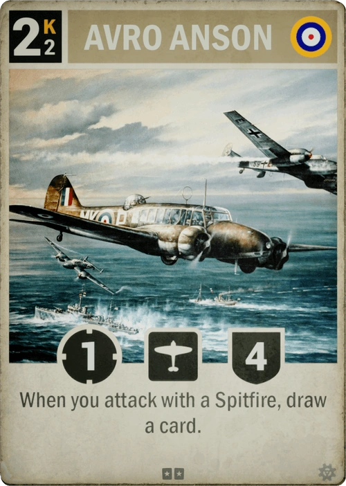 Avro Anson | Kards - The WWII CCG Wiki | Fandom