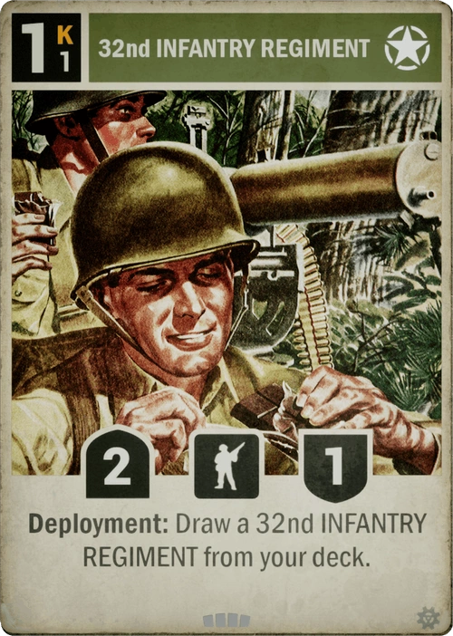 32nd Infantry Regiment | Kards - The WWII CCG Wiki | Fandom