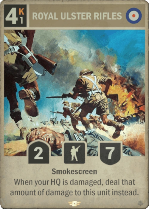 Royal Ulster Rifles | Kards - The WWII CCG Wiki | Fandom