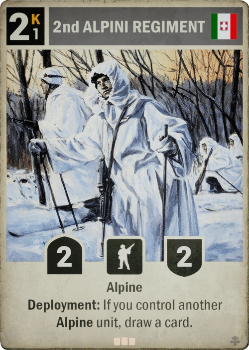 2nd Alpini Regiment | Kards - The WWII CCG Wiki | Fandom