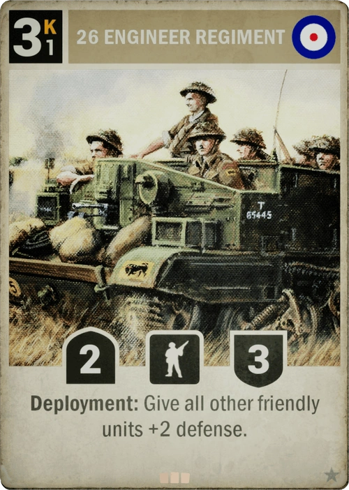 26 Engineer Regiment | Kards - The WWII CCG Wiki | Fandom
