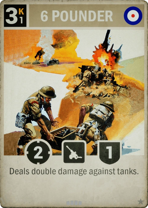 6 Pounder | Kards - The WWII CCG Wiki | Fandom