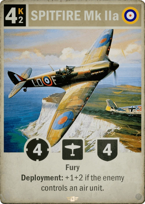 Spitfire Mk II A | Kards - The WWII CCG Wiki | Fandom