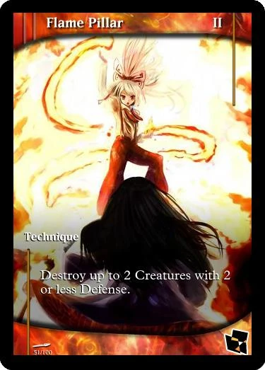 Flame Pillar | Kassen CCG Wiki | Fandom