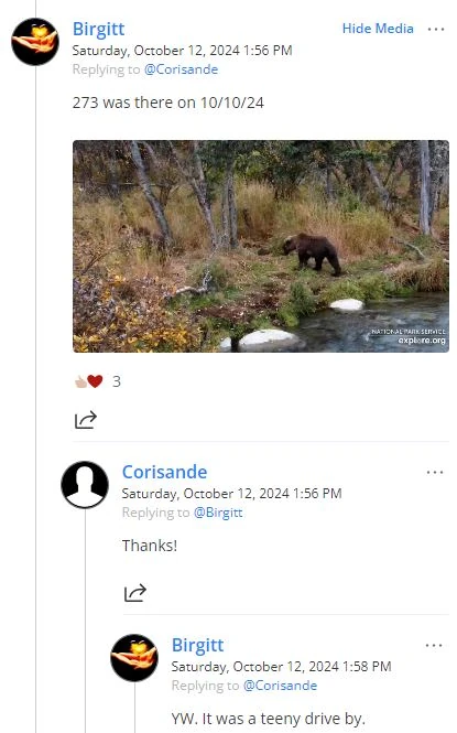 2024 Bears Seen by Day - by Corisande | Katmai Bearcams Wiki | Fandom