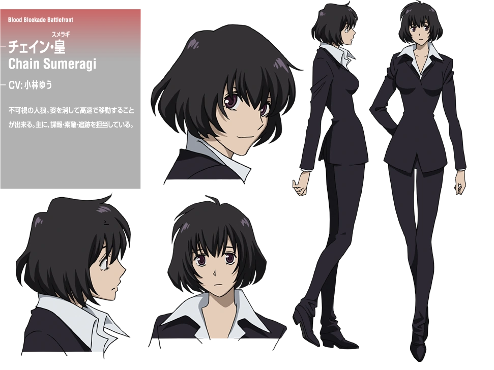 Chain Sumeragi/Image Gallery | Blood Blockade Battlefront - Kekkai ...