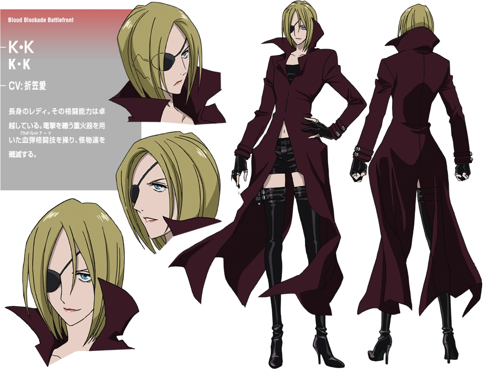K.K./Image Gallery | Blood Blockade Battlefront - Kekkai Sensen Wiki ...
