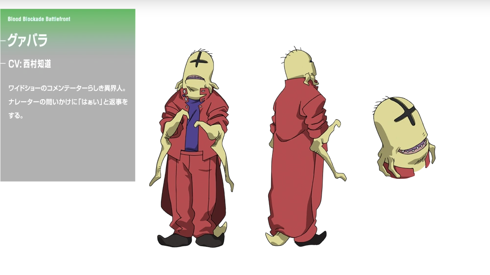 Guabara/Image Gallery | Blood Blockade Battlefront - Kekkai Sensen Wiki ...