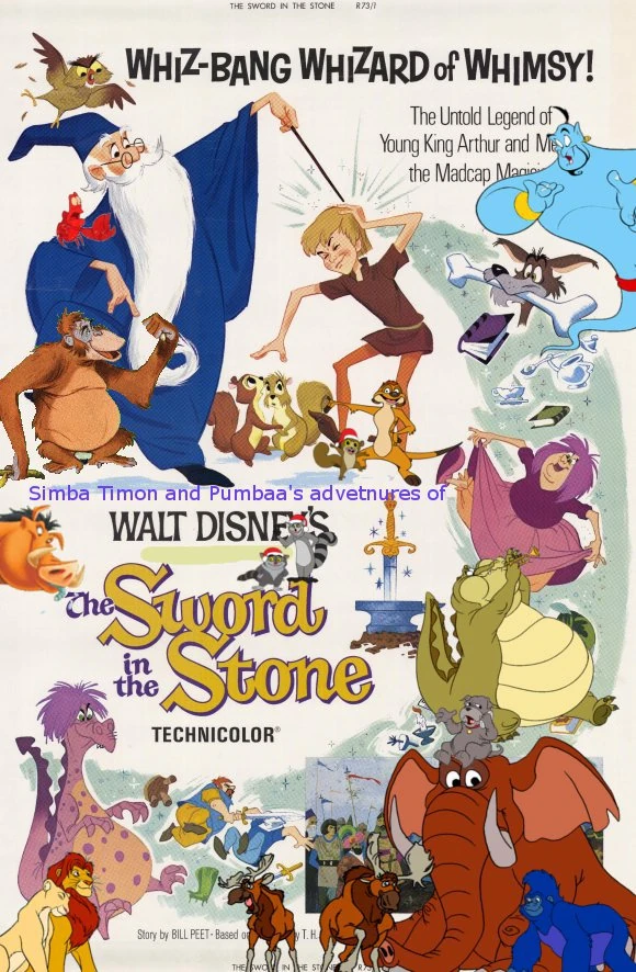 Simba, Timon, and Pumbaa's Adventures of The Sword in the Stone ...