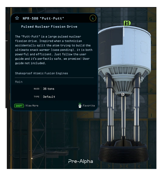 NPR-500 "Putt Putt" | Kerbal Space Program 2 Wiki | Fandom