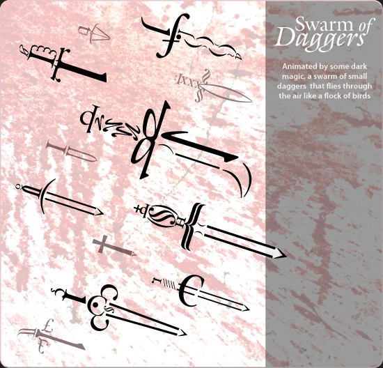 Swarm of daggers | Kerkerkruip Wiki | Fandom