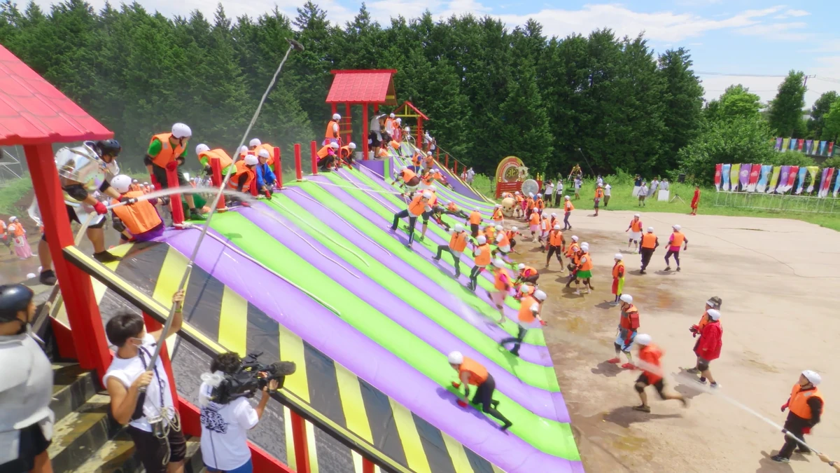 Slippery Wall (2023) | Keshipedia - Takeshi's Castle Wiki | Fandom