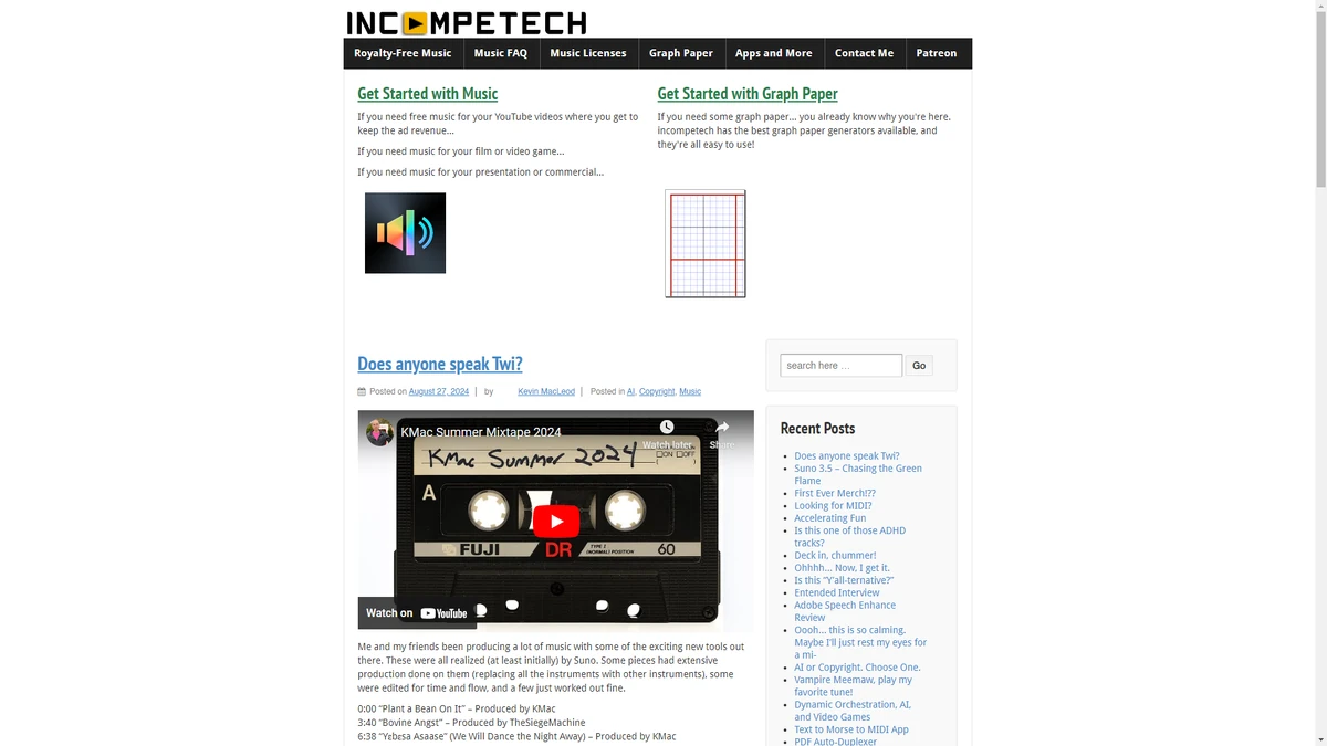 Incompetech | Kevin Macleod Wiki | Fandom