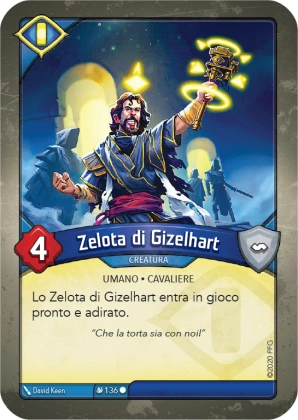 Zelota di Gizelhart | Keyforge ITALIA FAQ Wiki | Fandom