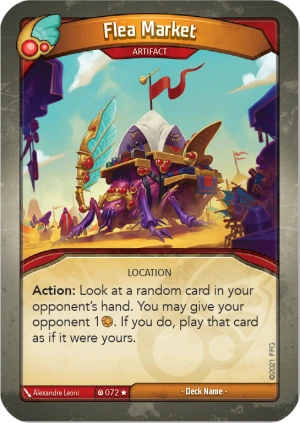 Flea Market | Keyforge ITALIA FAQ Wiki | Fandom