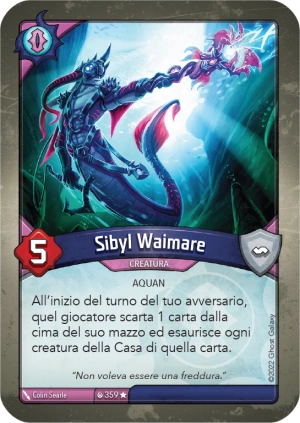 Sibyl Waimare | Keyforge ITALIA FAQ Wiki | Fandom