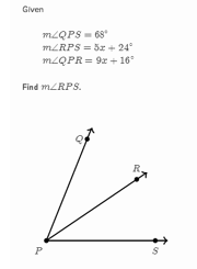 Equation practice with angle addition | Khan Academy Wiki | Fandom