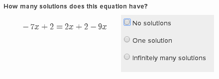 Linear equations with one, zero, or infinite solutions | Khan Academy ...