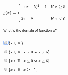 Determine the domain of advanced piecewise functions | Khan Academy ...