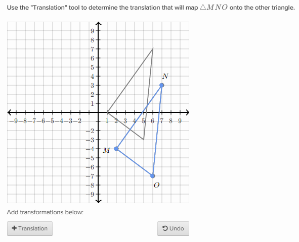 Find the translation that maps a given figure to another | Khan Academy ...