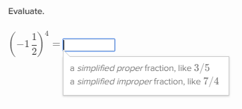 Negative Exponents Fractions