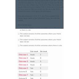 Describing subsets of sample spaces | Khan Academy Wiki | Fandom