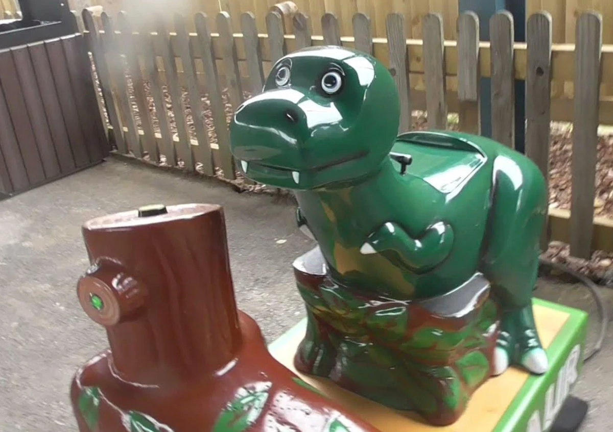Northern Leisure Dinosaur Kiddie Ride (T-Rex) | Kiddie Rides Wiki | Fandom