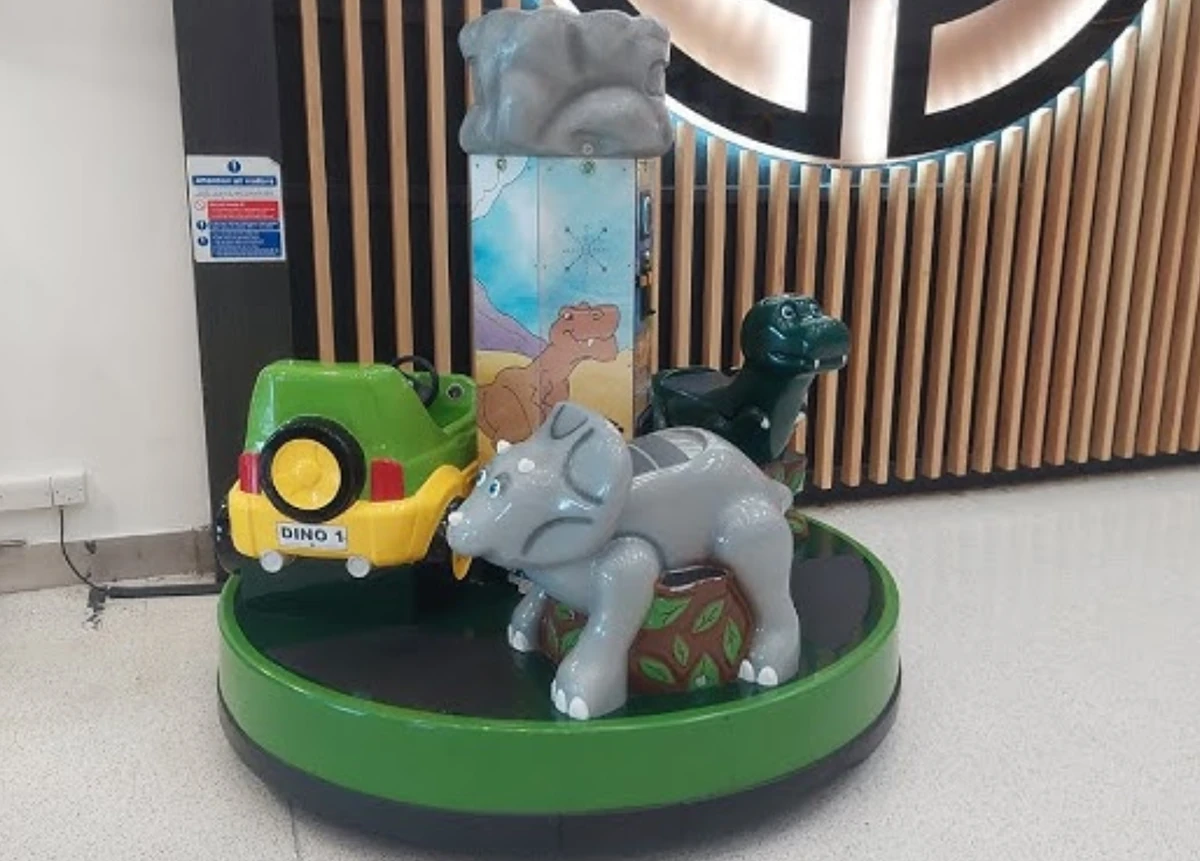 Dino Ranger Carousel | Kiddie Rides Wiki | Fandom
